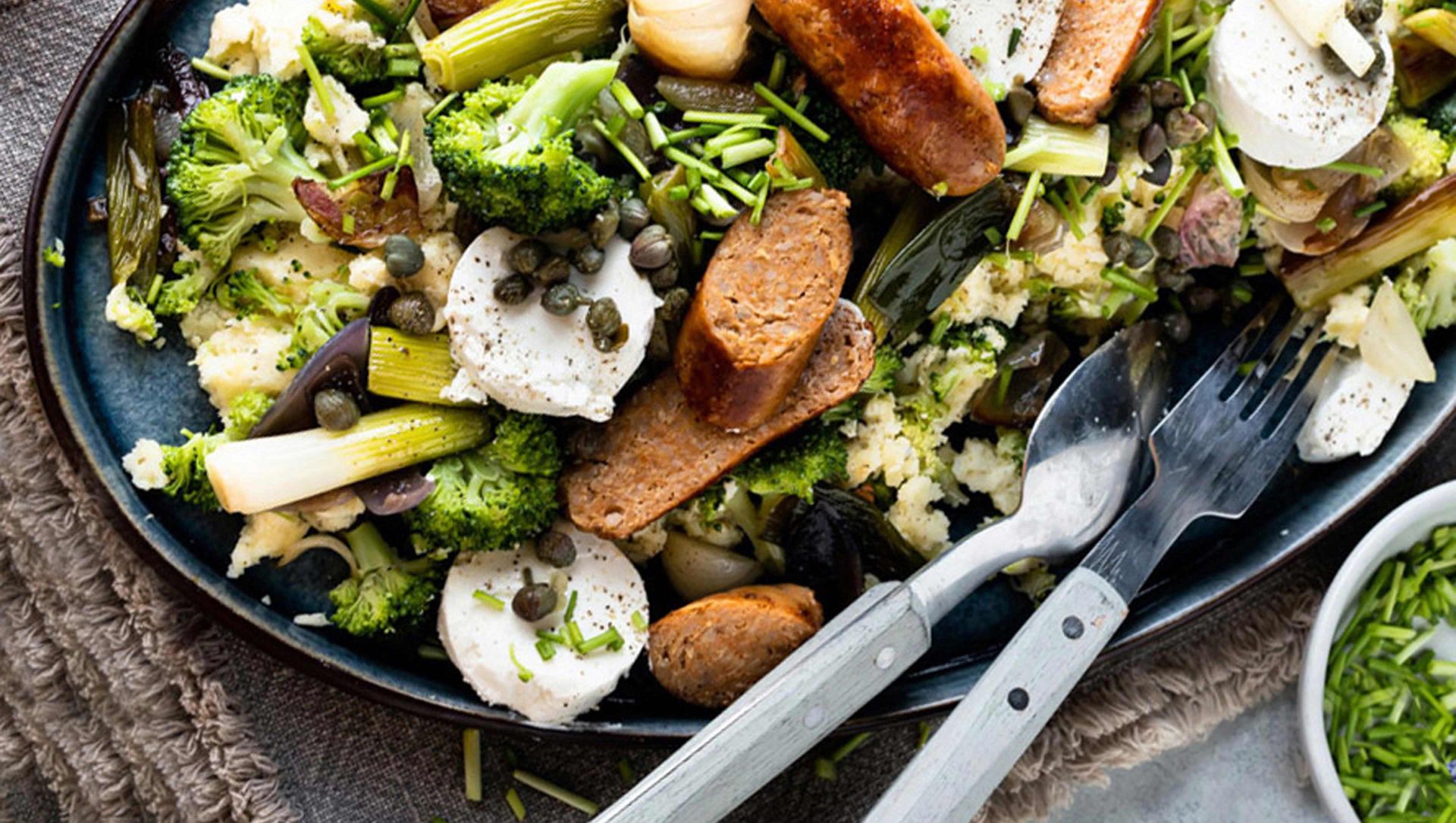 Broccoli stamppot met geitenkaas | Bettine